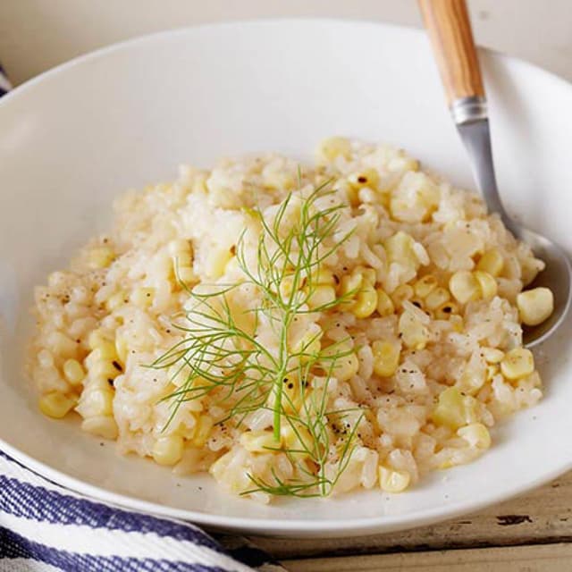 Grilled Corn Risotto | Punchfork