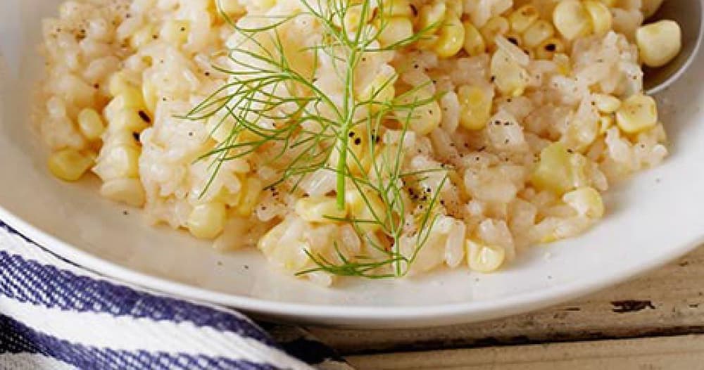 Grilled Corn Risotto | Punchfork