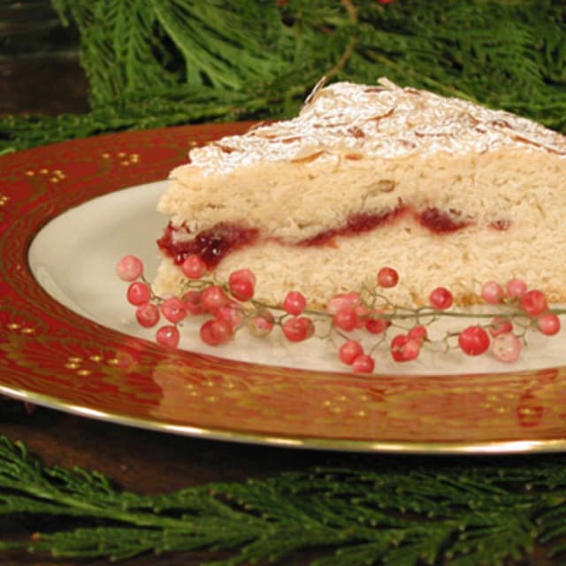 Basque Cake with Cherry Preserves | Punchfork