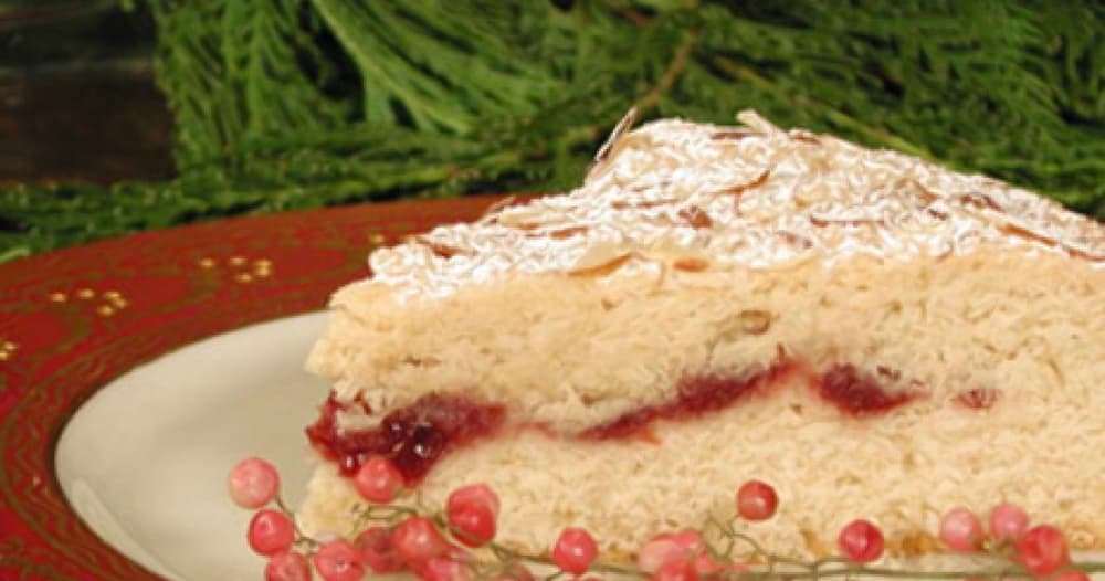 Basque Cake with Cherry Preserves | Punchfork