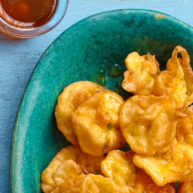 Fried Dough Puffs with Lime Syrup | Punchfork