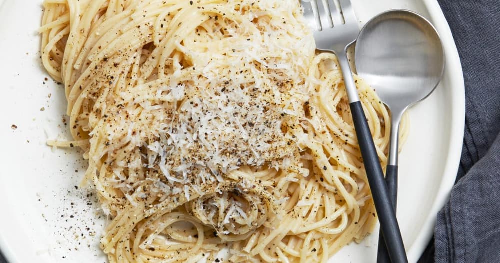 Classic Cheese and Pepper Spaghetti (Cacio e Pepe) | Punchfork