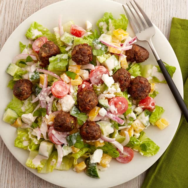 Meatball Chopped Salad | Punchfork