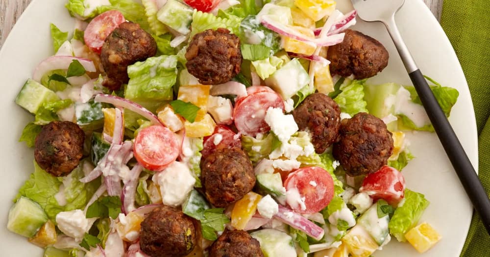 Meatball Chopped Salad | Punchfork