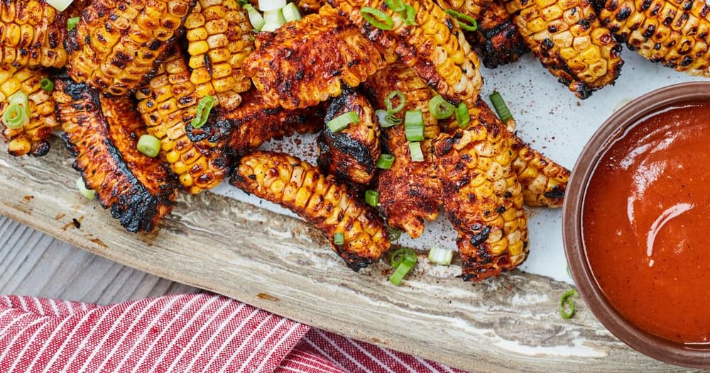 Grilled Barbecued Corn Ribs | Punchfork