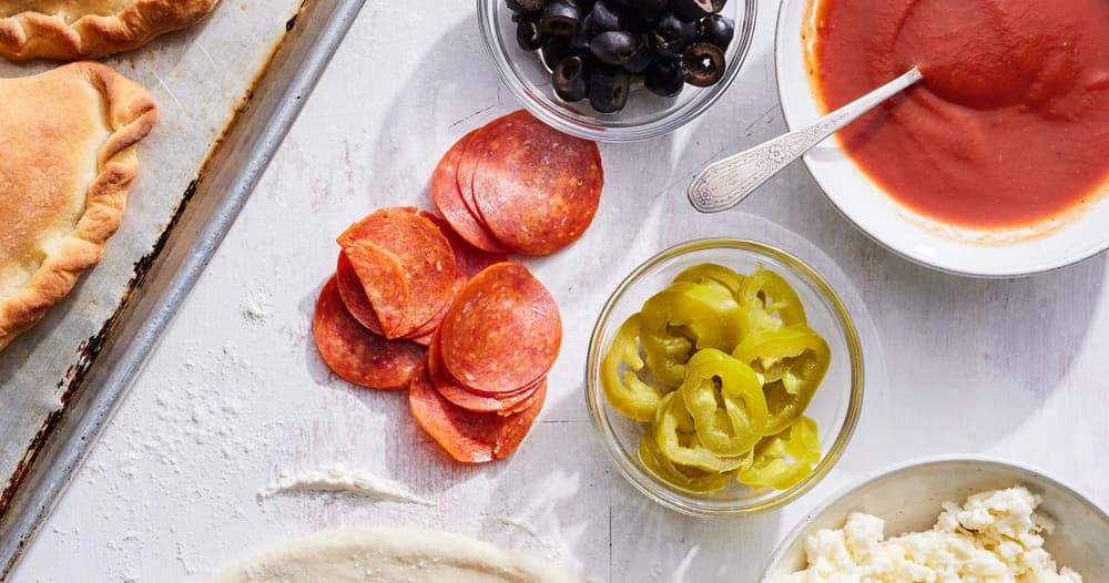 Homemade Calzones with Fillings Bar | Punchfork