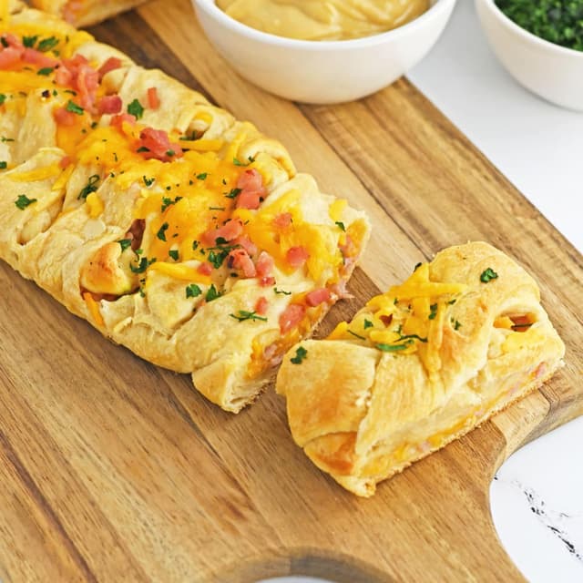 Ham and Cheese Crescent Braid | Punchfork