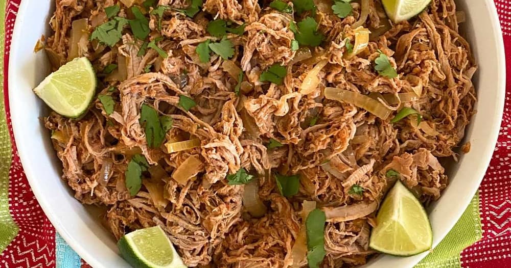 Easy Salsa Pork Tenderloin Carnitas (Slow Cooker) | Punchfork