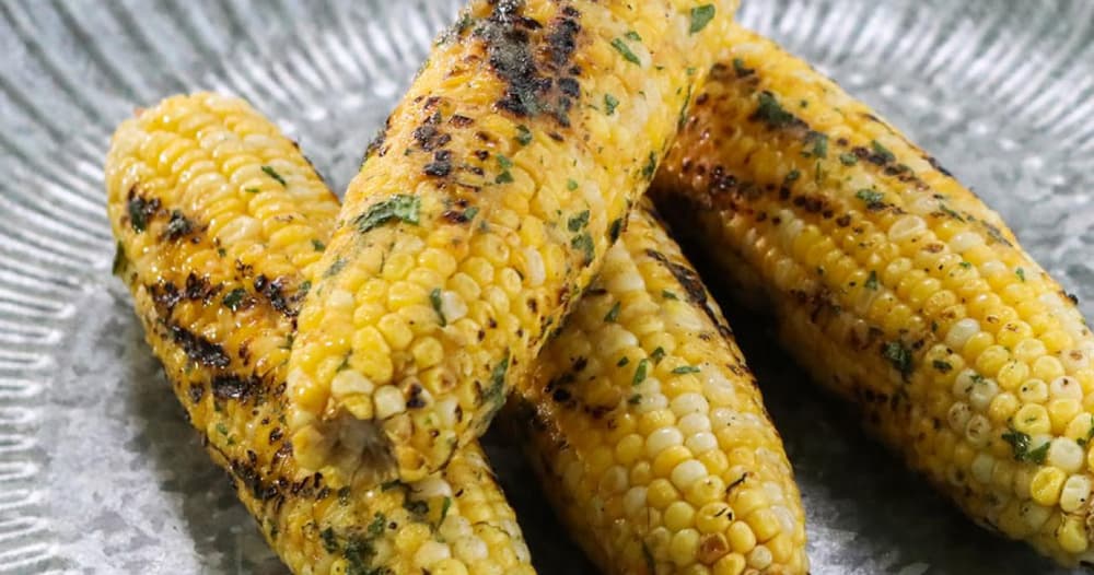 Sweet and Savory Grilled Corn | Punchfork