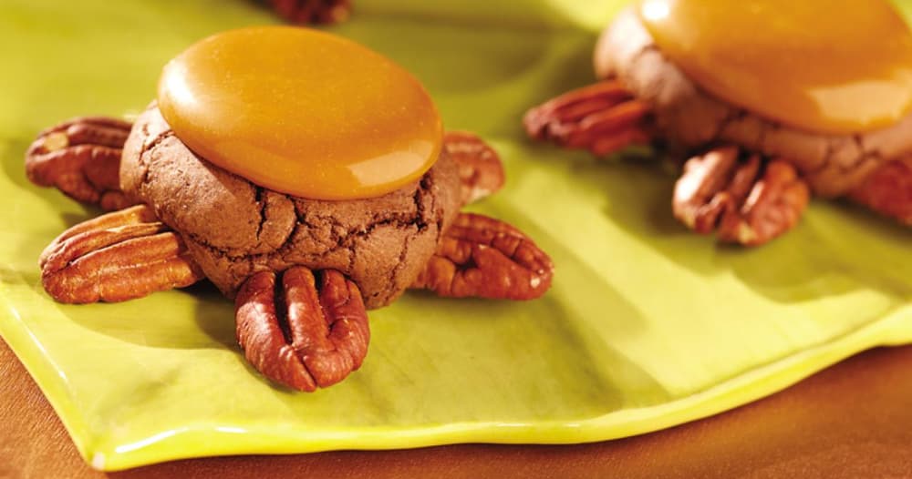 Turtle Brownie Cookies | Punchfork