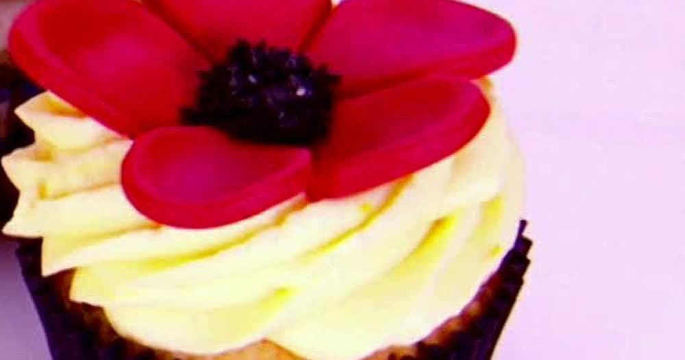 Orange Sleepy Poppy Cupcake with Spiked Orange Cream Cheese Frosting ...
