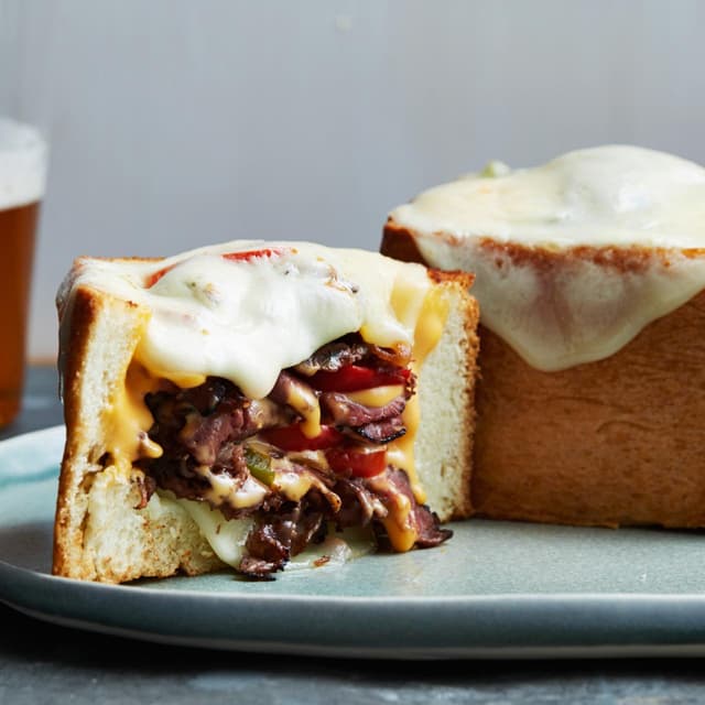 Philly Cheese Steak Bread Boxes | Punchfork