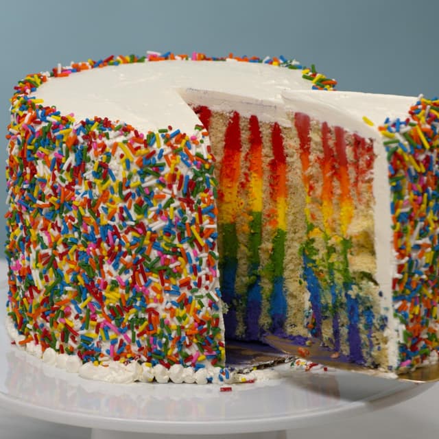 Rainbow Vertical Cake | Punchfork