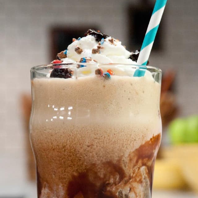 Choco Cherry-Stout Ice Cream Float | Punchfork