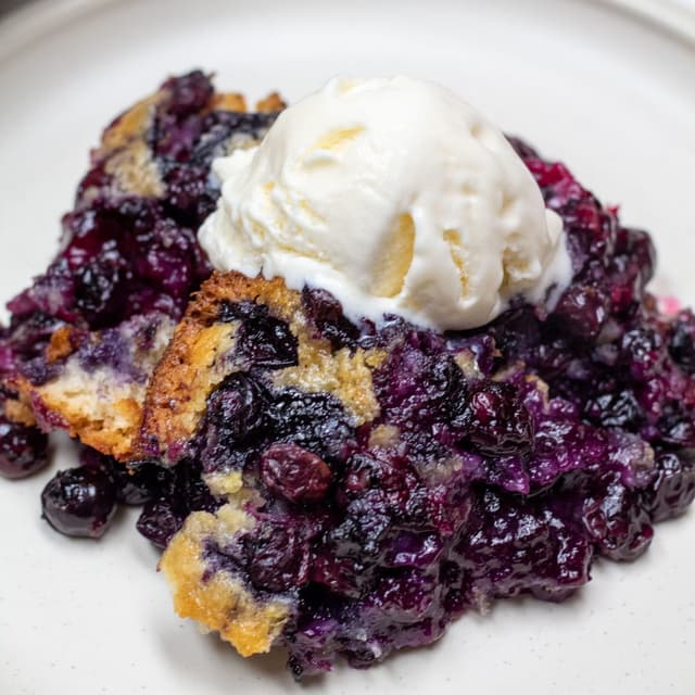 Bisquick Blueberry Cobbler | Punchfork