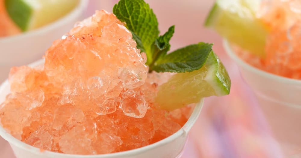 Mango Strawberry Snow Cones | Punchfork