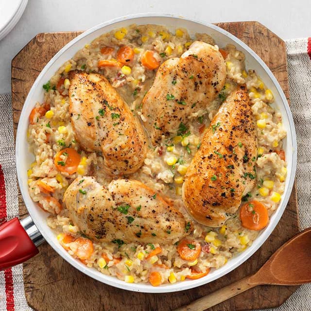 Campbell's Smoky Maple Chicken & Rice | Punchfork