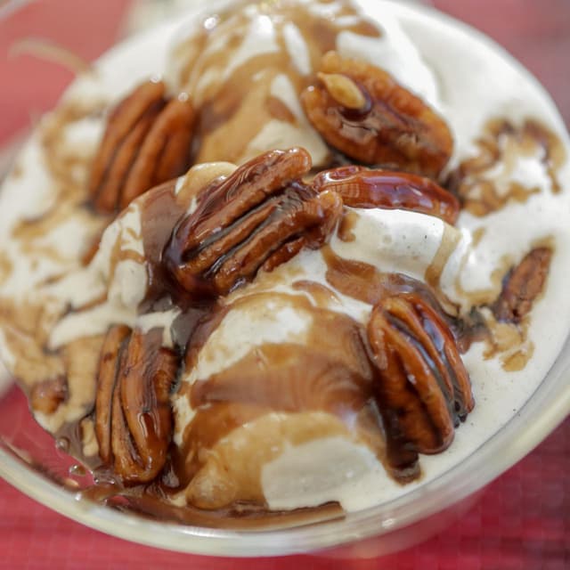 Bourbon-Maple-Pecan Sundae | Punchfork