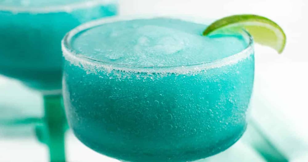 Frozen Blue Margaritas | Punchfork