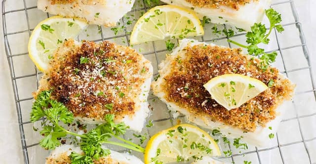 Oven Baked Cod Oreganata | Punchfork