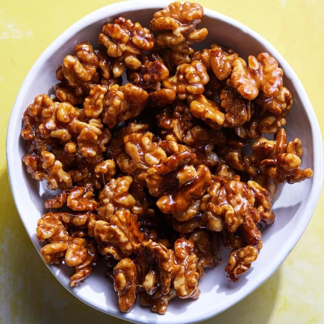 Maple Glazed Walnuts | Punchfork