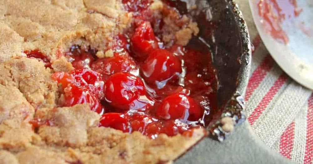 Easy Cherry Cobbler | Punchfork