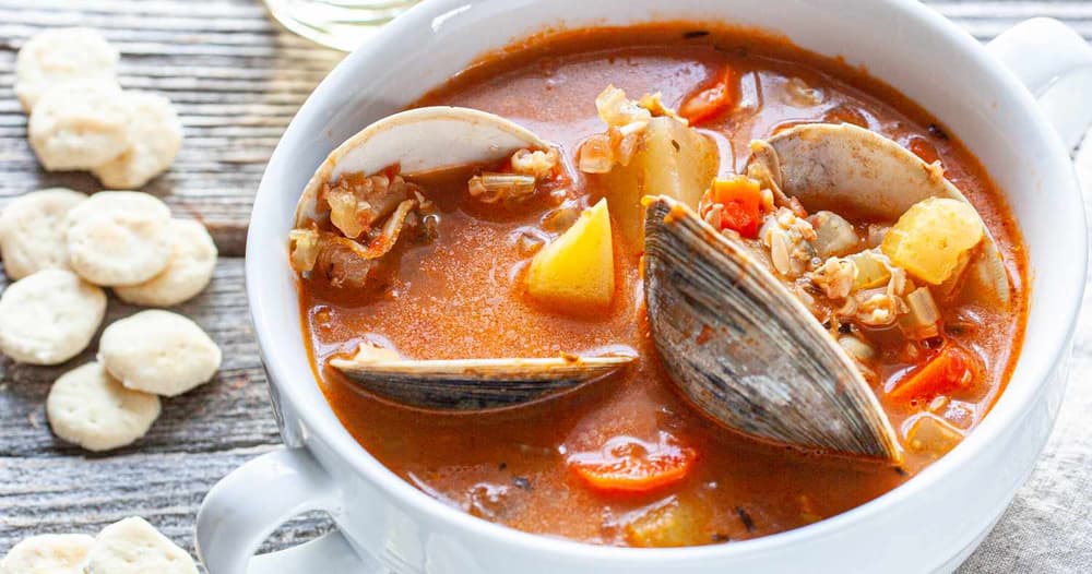 Manhattan Clam Chowder | Punchfork