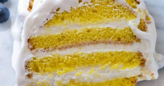 Easy Lemon Ice Cream Cake | Punchfork