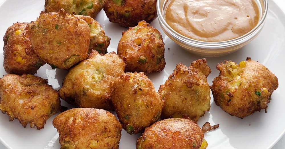 Smoked Cheddar Hush Puppies | Punchfork
