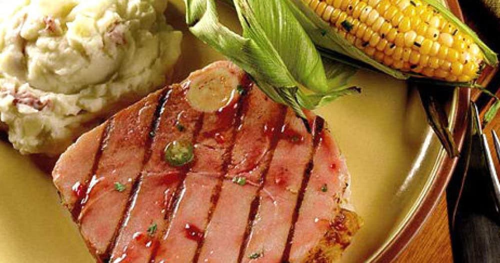Fiesta Grilled Ham Steak | Punchfork