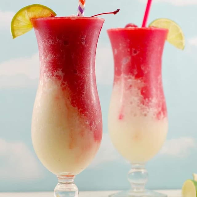 Miami Vice Mocktail | Punchfork