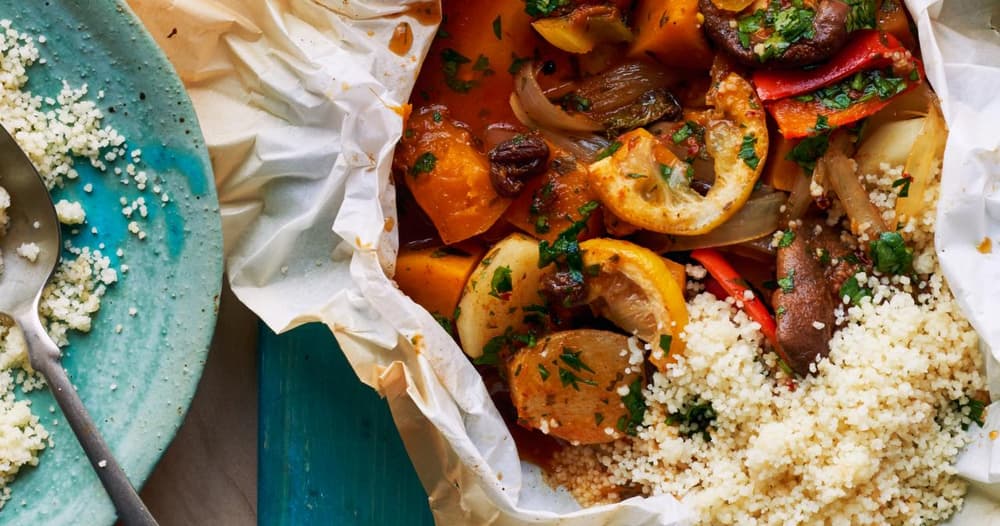 Moroccan Vegetable Packets | Punchfork