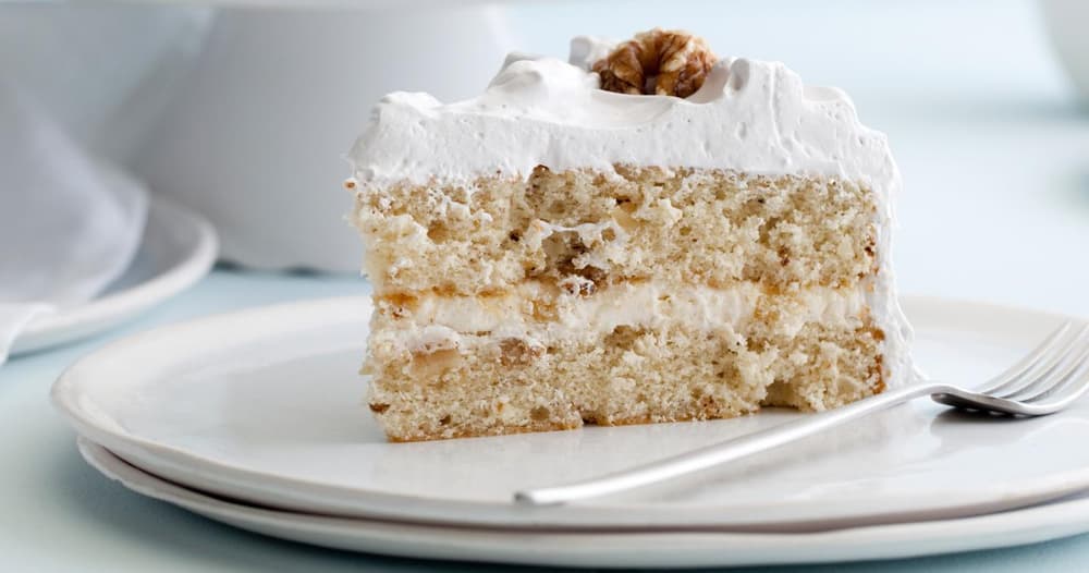 Walnut Cake with American Frosting | Punchfork