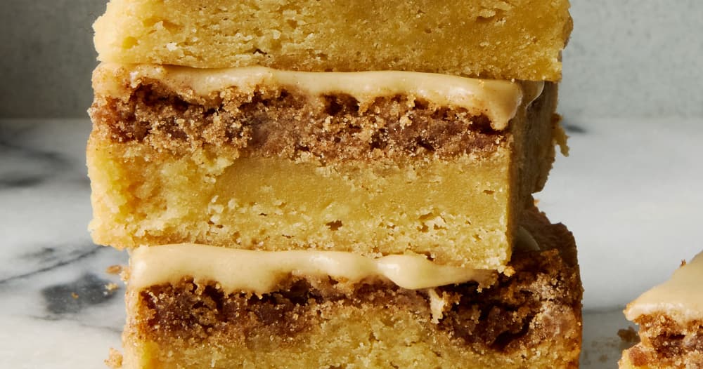 Brown Sugar Pop-Tart Blondies | Punchfork