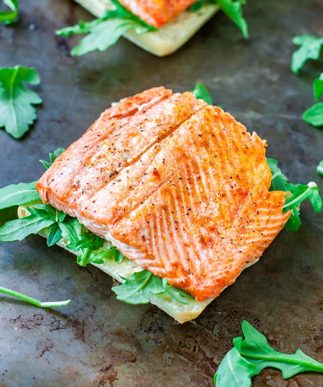 Grilled Salmon Sandwiches | Punchfork