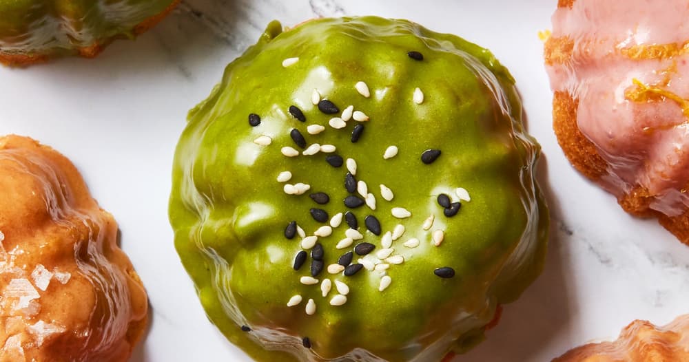 Glazed Sour Cream Gem Cakes | Punchfork