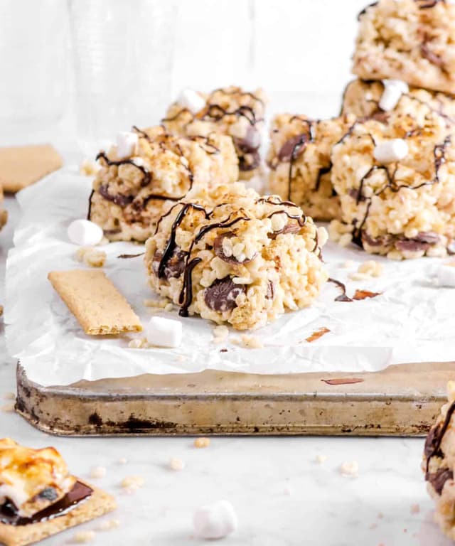 S'mores Rice Krispie Treats | Punchfork