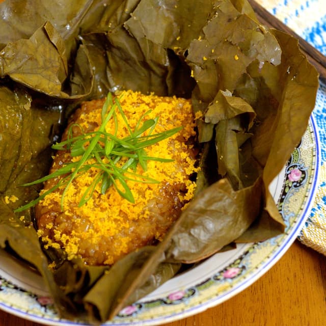 Lo Mai Gai (Sticky Rice in Lotus Leaf) | Punchfork