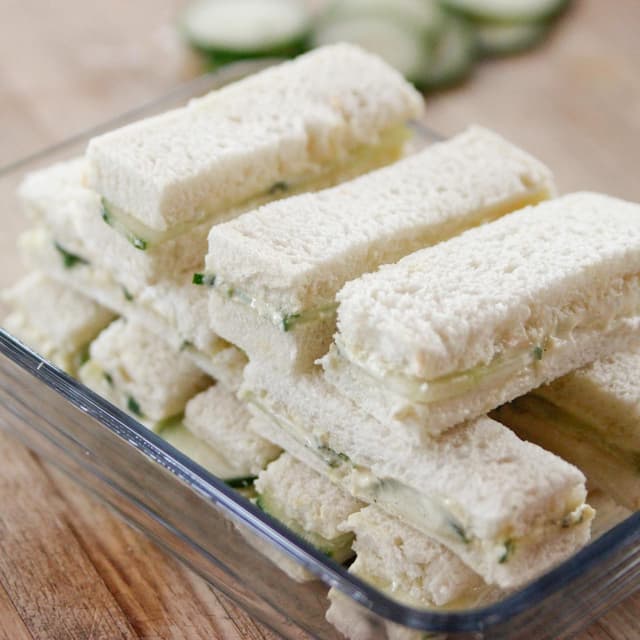 Cucumber Finger Sandwiches | Punchfork