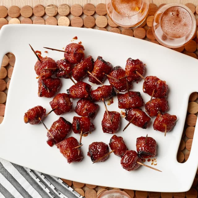 Bacon-Wrapped Water Chestnuts | Punchfork