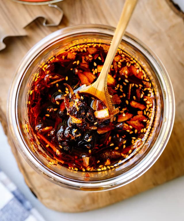 Crunchy Garlic Chili Oil (Taberu Rayu) | Punchfork