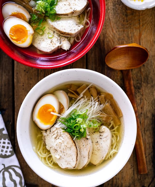 Shio Ramen with Chicken Chashu | Punchfork