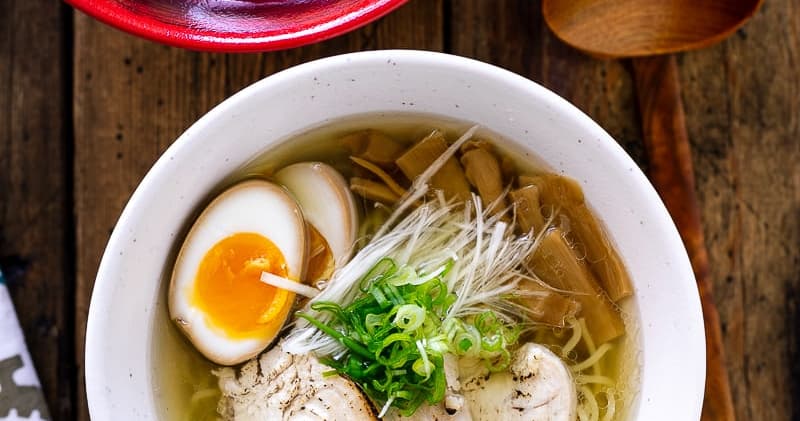 Shio Ramen with Chicken Chashu | Punchfork