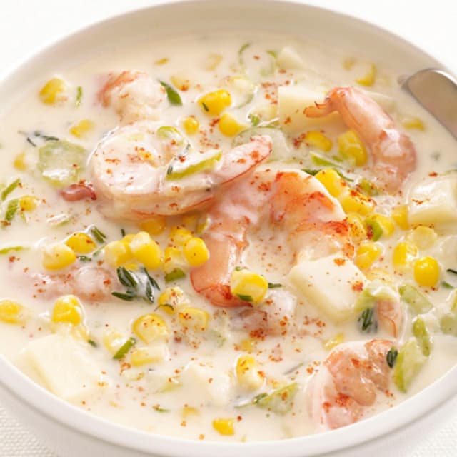 Shrimp and Corn Chowder | Punchfork