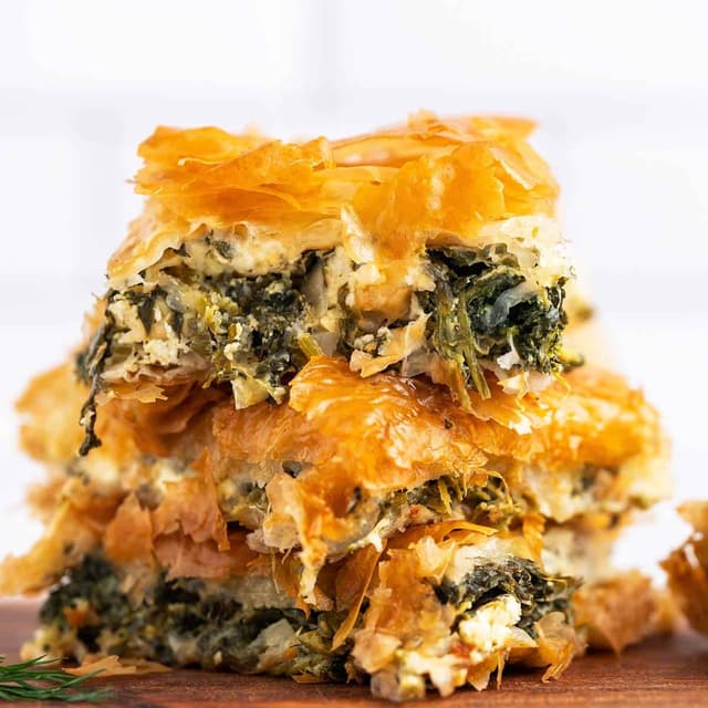 Spanakopita (Greek Spinach Feta Pie with Phyllo) | Punchfork