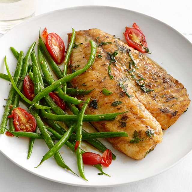 Tilapia with Green Beans | Punchfork