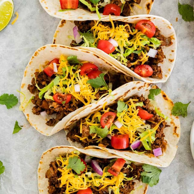 Ground Beef Soft Tacos | Punchfork