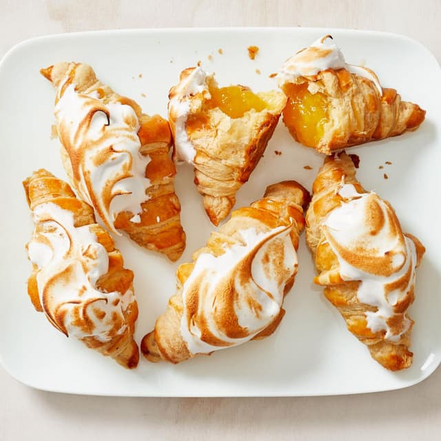 Lemon Meringue Croissants | Punchfork