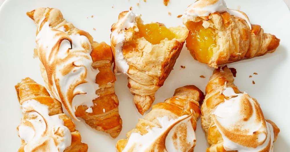 Lemon Meringue Croissants | Punchfork