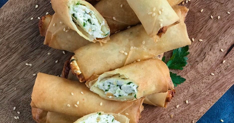 Lebanese Cheese Rolls (Rakakat Jibneh) | Punchfork